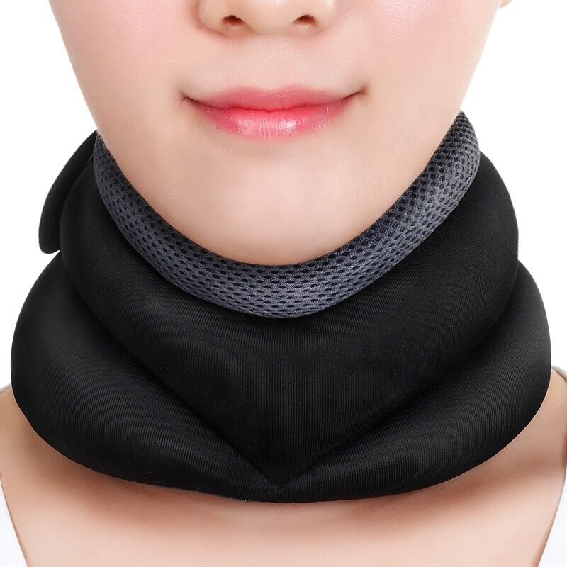 Air Inflatable Cervical Neck Traction Collar Pain Relief Waist Tool ...