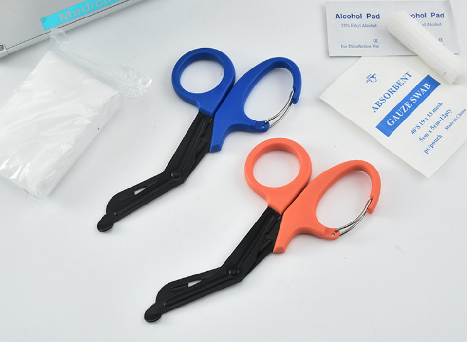 Black-coated stainless steel medical shear bandage scissor EMS first ...