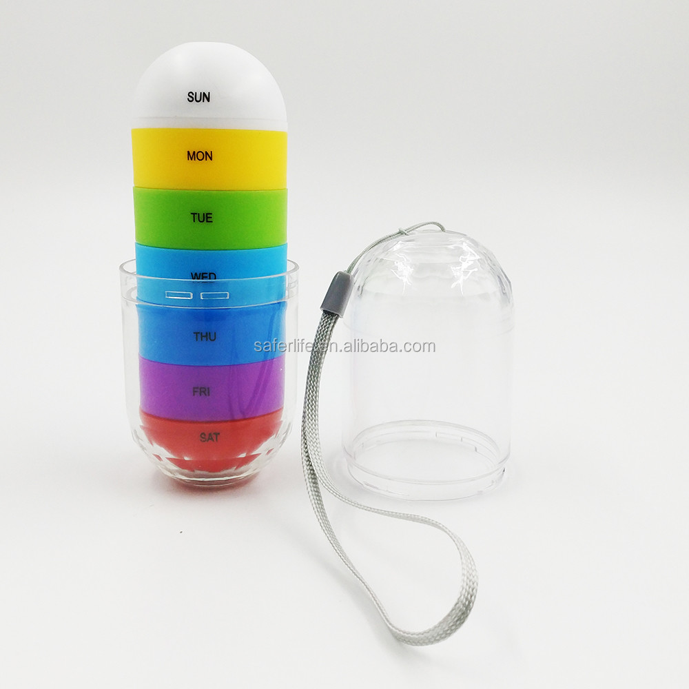 CE Approved Medical 7 Case Pill Case Pill Organizer Travel Tablet ...