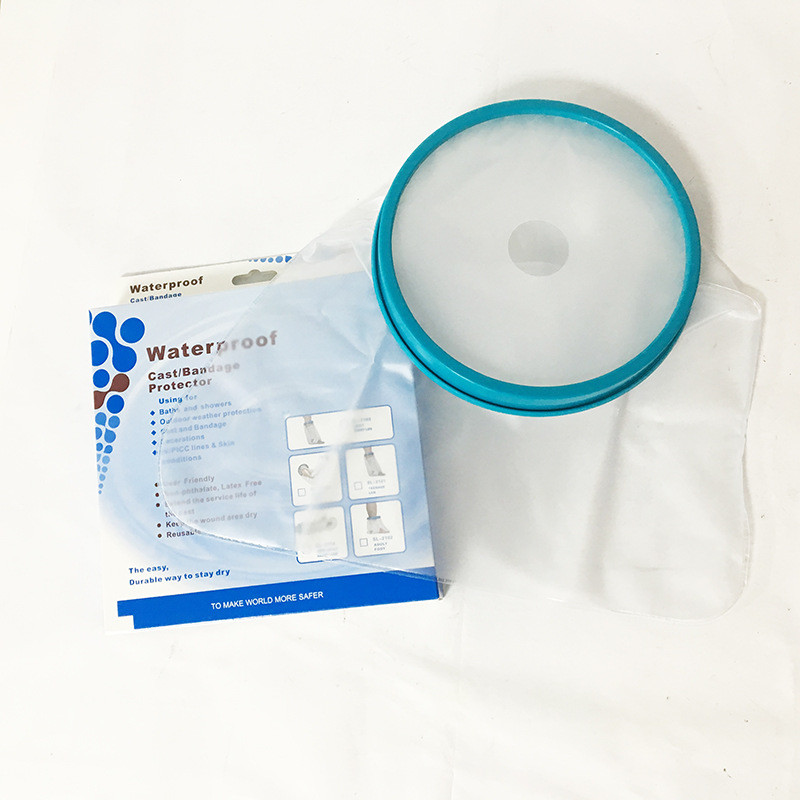 PVC Waterproof Cast Wound Protector Foot Leg Wound Cover Shower Bath ...