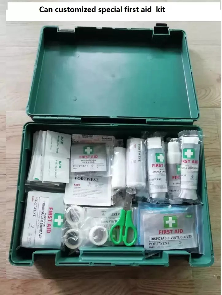 Plastic Large Office Workplace First Aid Box Full Kit With Medical ...