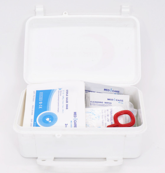 Empty First aid box hospital use tools case medical first aid equipment ...