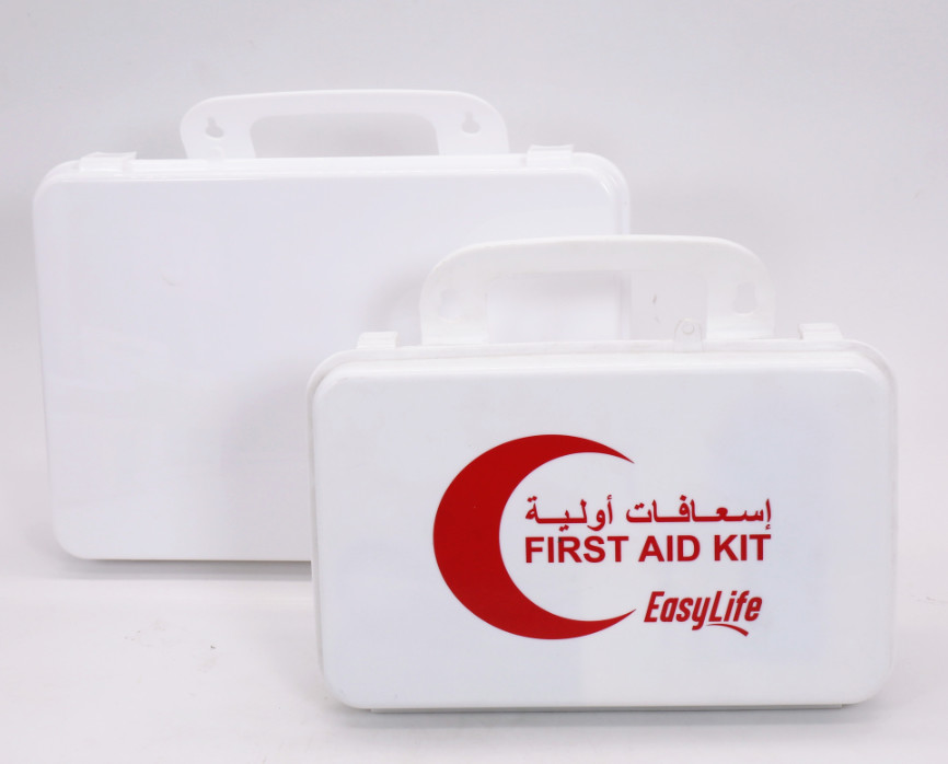 Empty First aid box hospital use tools case medical first aid equipment ...