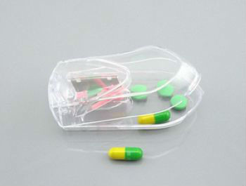 Single Dose Two Week Seven Day Pill Dispenser Box Am Pm Alarm Tablet ...