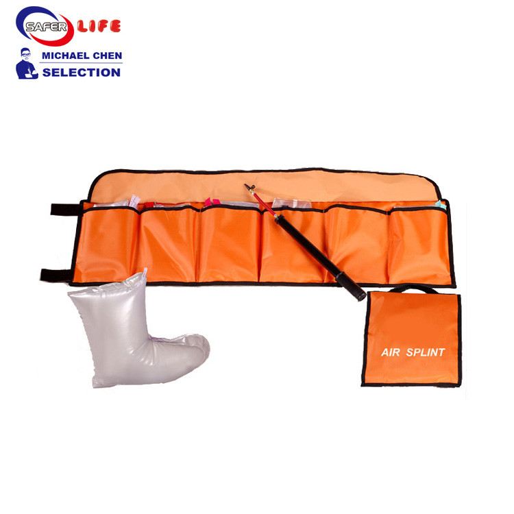 Diy Portable First Aid Kit Set Medical 6 Inflatable Plastic Splint Air ...