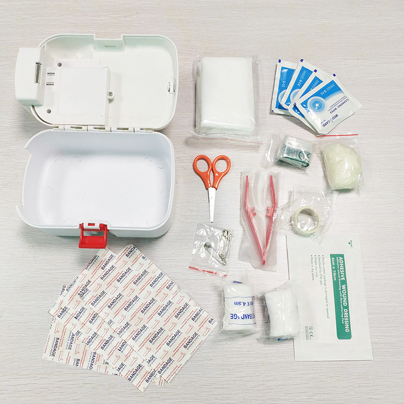 FDA Portable First Aid Kit Emergency Automobile Torch Box Tool Case ...