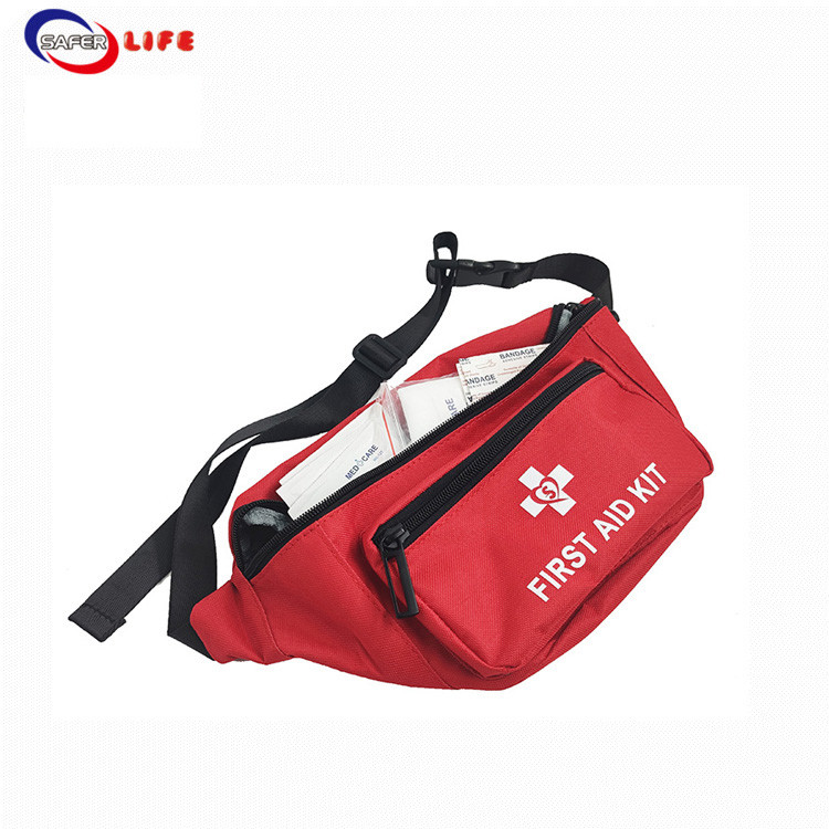 Polyester Portable First Aid Kit Fanny Pack Belt Bag Waist EMS Trauma ...