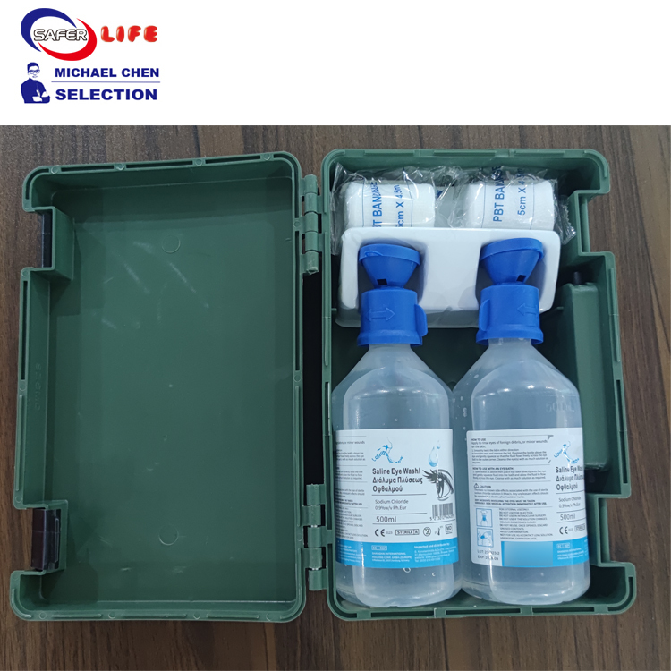 Portable Emergency Eyewash Station Eye Wash Kit Wall Mount Industrial ...