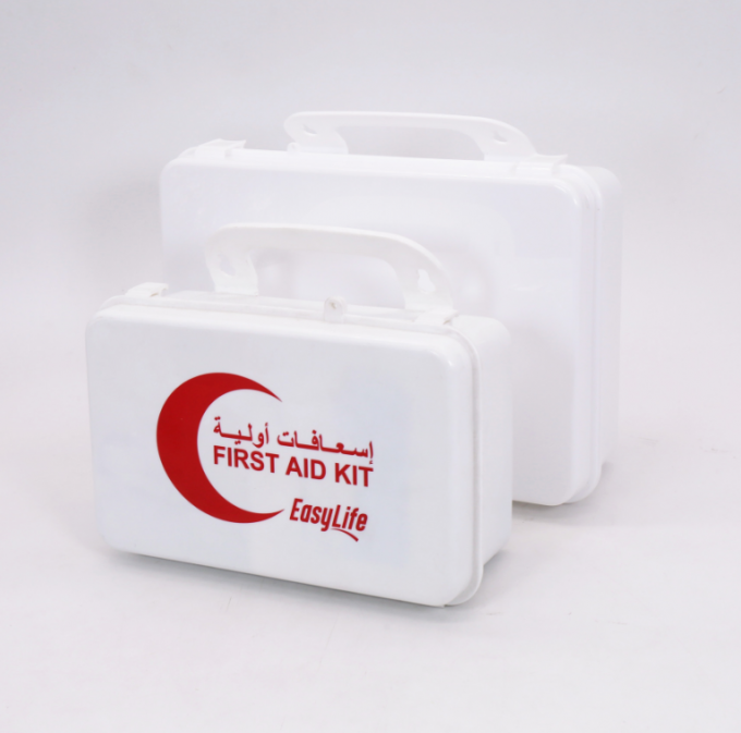 Empty First aid box hospital use tools case medical first aid equipment ...